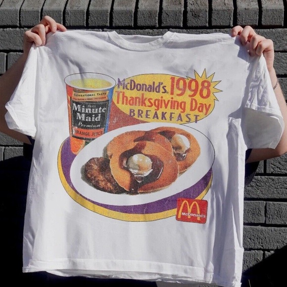 McDonald's | Tops | Vintage Reproduced Mcdonalds Breakfast Retro Tshirt ...